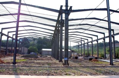 China Mining Storage Steel Framed Buildings , Fast Erection PEB Prefab Steel Buildings for sale