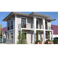 China Customizable Light Gauge Steel Prefab Villa with 75mm AAC Wall Panels and 0.5mm Steel Roofing for sale