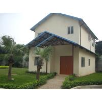 China Fast Assembly Earthquake Proof Light Steel Structure Building - 100x100mm Columns, 120km/h Wind Resistance for sale