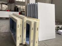 China 960mm Polyurethane Foam Sandwich Panels for Cold Storage - 50mm to 100mm Thickness, 100kg/m² Load Capacity for sale