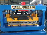 China Manual Cold Roll Forming Machine for Roof Panels - 0.3-0.8mm Thickness, 30 m/min Speed, 1092mm Width Capacity for sale