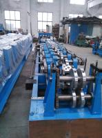 China Interchange Roll Forming Machine , C Z Purlin Production Line For Steel Strip for sale
