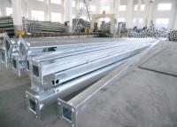 China Q235 Steel Light Pole Square Metal Posts Antirust Surface Quick Ship for sale