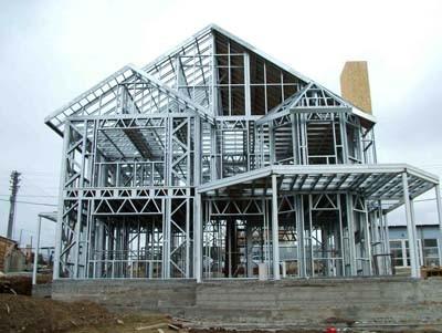 China Light Steel Villa Design & Fabrication with 600mm Floor Beams and 175mm Roof Insulation - Custom Residential Solutions for sale