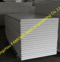 China Heat Insulation Metal Roofing Sheets , EPS Cement Sandwich Panels for sale