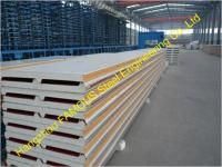 China Heat Insulation Metal Roofing Sheets , EPS Cement Sandwich Panels for sale