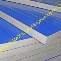 China Fireproof EPS Sandwich Panel For Steel Building Wall , Roof Cladding for sale