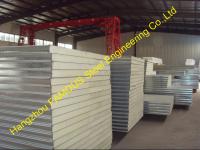 China Exterior Polyurethane Foam Sandwich Sheetsl For Refrigeration House for sale