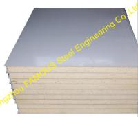 China Warehouse Metal Roofing Sheets / Polyurethane Panel Heat Insulation for sale
