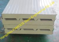 China 50mm PU Sandwich Wall Panels with 0.025 W/m·K Thermal Conductivity for Prefab House Construction for sale