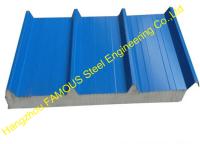 China 50mm PU Sandwich Wall Panels with 0.025 W/m·K Thermal Conductivity for Prefab House Construction for sale
