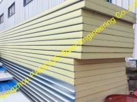 China Decoration Insulated Sandwich Panels / Rockwool Sandwich Panels for sale