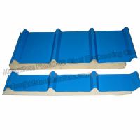 China Durable Corrugated PU Roofing Panels Thermal Insulation Windproof for sale