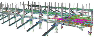 China Electric Galvanized,Painting Industrial Prefabricated Steel Structural Engineering Designs for sale