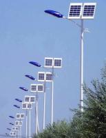 China Outdoor Galvanized Q235 Street Light Pole Solar Streetlight Pole for sale