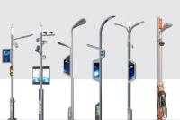 China Customized Smart City Street Light Poles 3-12m Height with IP66 Rating and 10-20 Year Warranty for sale