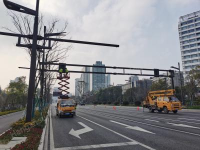 China Low MOQ Overhead Sign Support Bridge Type Sign Trusses for sale