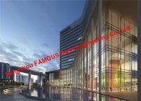 China UK EU US Heat Insulation Laminated Glass Curtain Wall for Showroom for sale