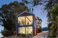 China Modular Luxury Living Container Prefabricated House 5950x3000x2800mm with Glass Wall and Steel Frame for sale