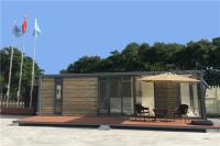 China Aluminum Alloy Glass Windows Prefabricated Container House - 20ft/40ft Sizes with 5+12A+5 Tempered Glass for sale