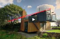 China Aluminum Alloy Glass Windows Prefabricated Container House - 20ft/40ft Sizes with 5+12A+5 Tempered Glass for sale