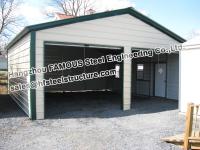 China Metal Garage Pre-engineered Building Steel Structure , Fabrication for sale
