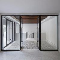 China Office Glass Pivot Floor Spring Door Commercial Design System for sale