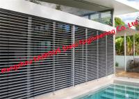 China Aluminium Jalousie Louver Windows With Screen Mesh Hurricane for sale