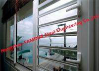 China Aluminium Jalousie Louver Windows With Screen Mesh Hurricane for sale