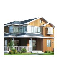 China 282 sqm Prefabricated Light Steel Villa Building with 70-90 Year Lifespan | Modern 5-Bedroom Modular Home for sale