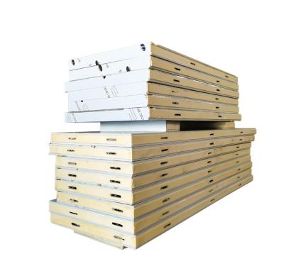 China PPGI Sandwich  Insulated Polyurethane Board Panel Wall For Cold Room for sale