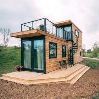 China 20ft Expandable Pre-Built Shipping Container House with Q355 Steel Frame, 6055×2990×2896mm Dimensions for Residential & Commercial Use for sale