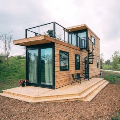 China 20ft Expandable Pre-Built Shipping Container House with Q355 Steel Frame, 6055×2990×2896mm Dimensions for Residential & Commercial Use for sale