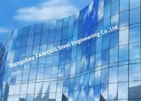 China Heat Insulation Double Layer Glass Curtain Wall Easy Installation for sale