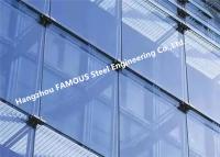 China Heat Insulation Double Layer Glass Curtain Wall Easy Installation for sale