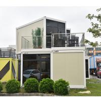China Two Story Prefabricated Modular Container House 6055×2990×2896mm with 3-Hour Assembly Time and Earthquake Resistance for sale