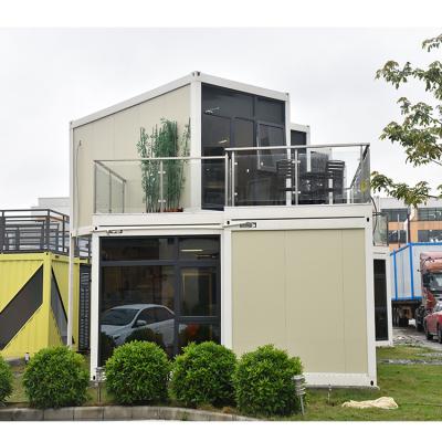 China Two Story Prefabricated Modular Container House 6055×2990×2896mm with 3-Hour Assembly Time and Earthquake Resistance for sale