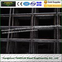 China Non-galvanized Rebar Welded Wire Mesh Panels Hot-Rolled HRB 500E for sale