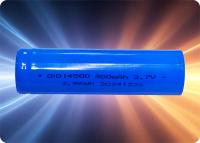 China 14500 3.7V 800mAh Rechargeable Lithium Battery with 10C Discharge for sale
