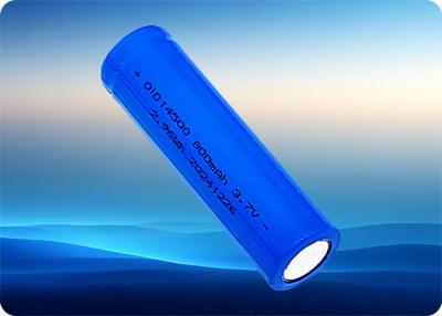 China 14500 Li Ion Battery 800mAh 3C Discharge 3.7V Rechargeable for sale