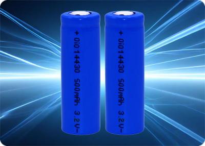 China Custom LiFePo4 Battery 3.2V 500mAh 1.5A Discharge 2000+ Cycles for sale