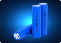 China 14500 LiFePo4 Battery 3.2V 600mAh 1.8A Discharge 2000+ Cycles for sale