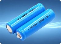 China 14500 LiFePo4 Battery 3.2V 600mAh 1.8A Discharge 2000+ Cycles for sale