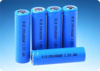 China 3.2V 500mAh LiFePo4 Rechargeable Battery 14500 1.5A Discharge for sale