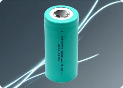 China 32700 LiFePO4 Battery 6000mAh 18A Discharge 2000+ Cycles for sale