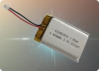 China 3.7V 440mAh 1.5C Lithium Polymer Battery 500 Cycles for sale