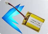China 3.7V 220mAh Lithium Polymer Battery 300 Cycles 1C Discharge for sale