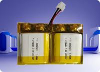China 7.4V 230mAh Lithium Ion Battery 300 Cycles 1.5C Discharge for sale