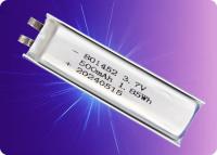 China 3.7V 515mAh Lithium Polymer Battery 500 Cycles 1C Discharge for sale