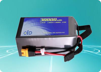 China 44.4V 30000mAh Drone Lipo Battery 150A Peak Discharge for sale